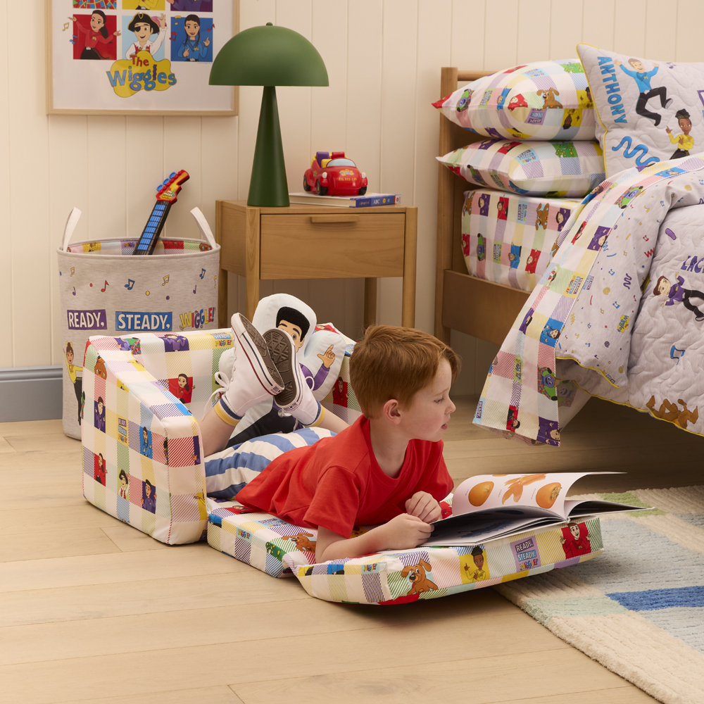 Adairs Kids - The Wiggles Ready Steady Wiggle Flip Out Sofa | Adairs