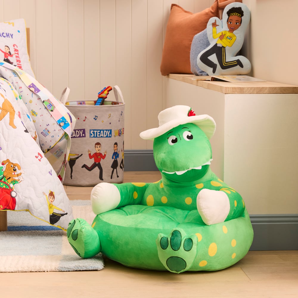 Adairs Kids - The Wiggles Dorothy The Dinosaur Green Cuddle Chair | Adairs