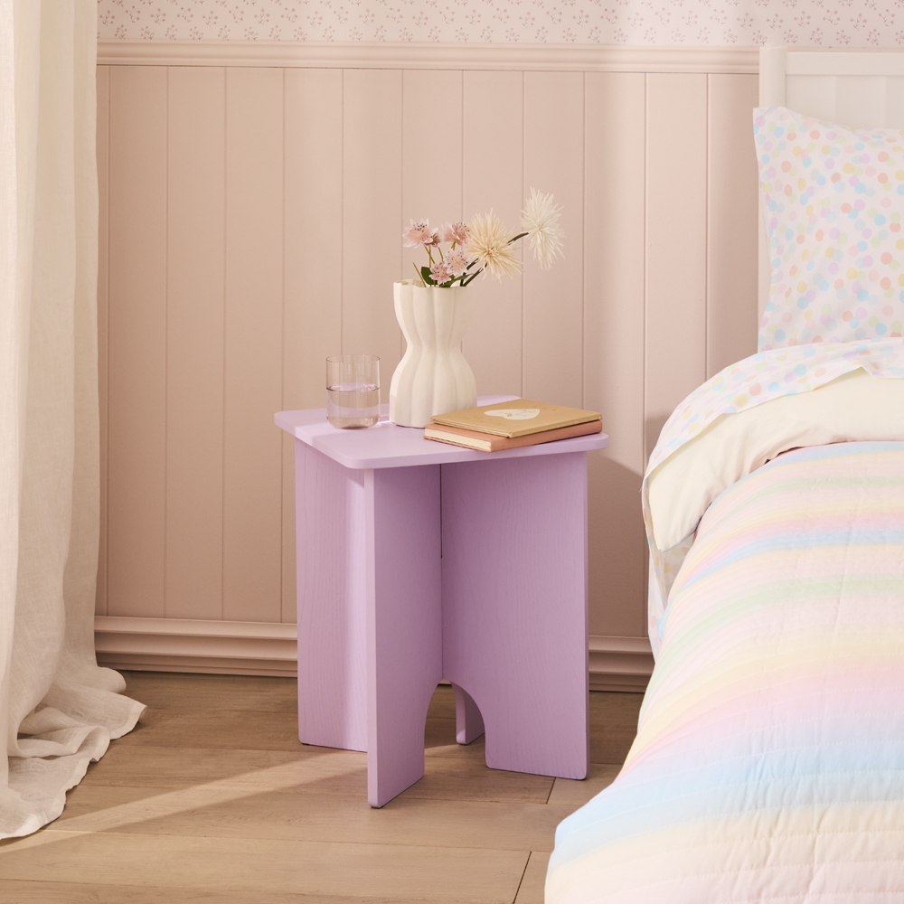 Mack Lilac Side Table | Adairs