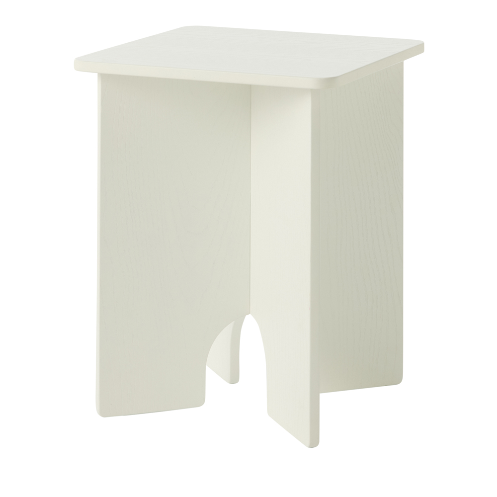 Mack White Side Table | Adairs