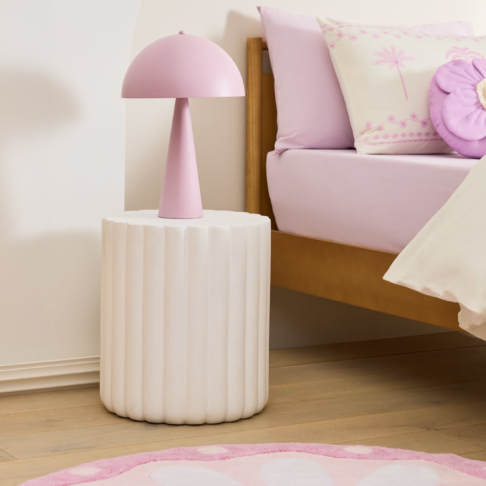 Adairs Kids - Sydney White Scallop Side Table | Adairs