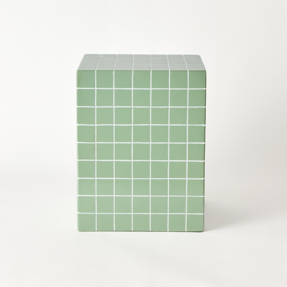 Adairs Kids - Tilly Green Tile Side Table | Adairs