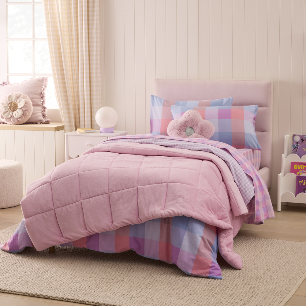 Adairs Kids - Super Cuddly Pink Blanket | Adairs
