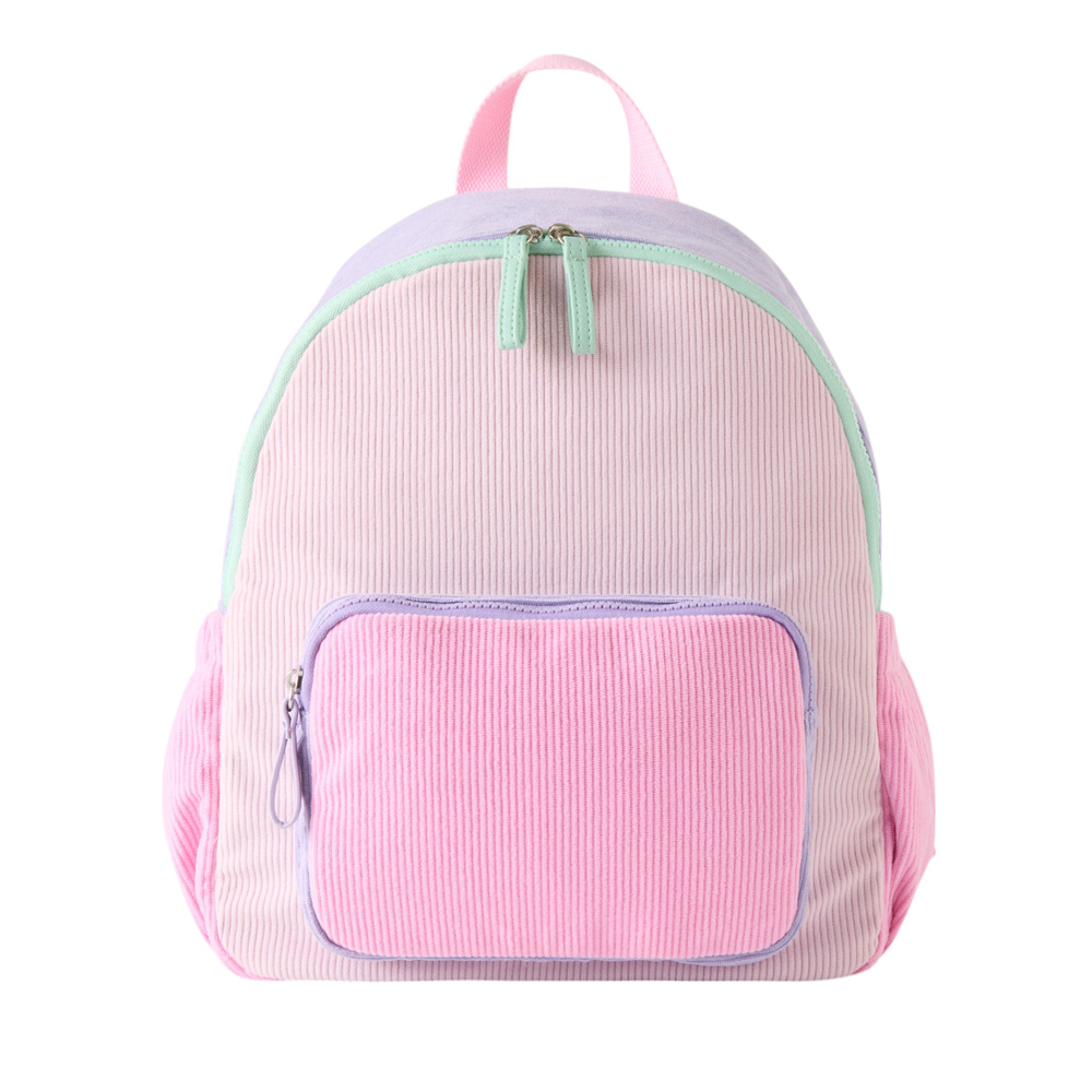 Adairs Kids - Cord Pink Multi Backpack | Adairs