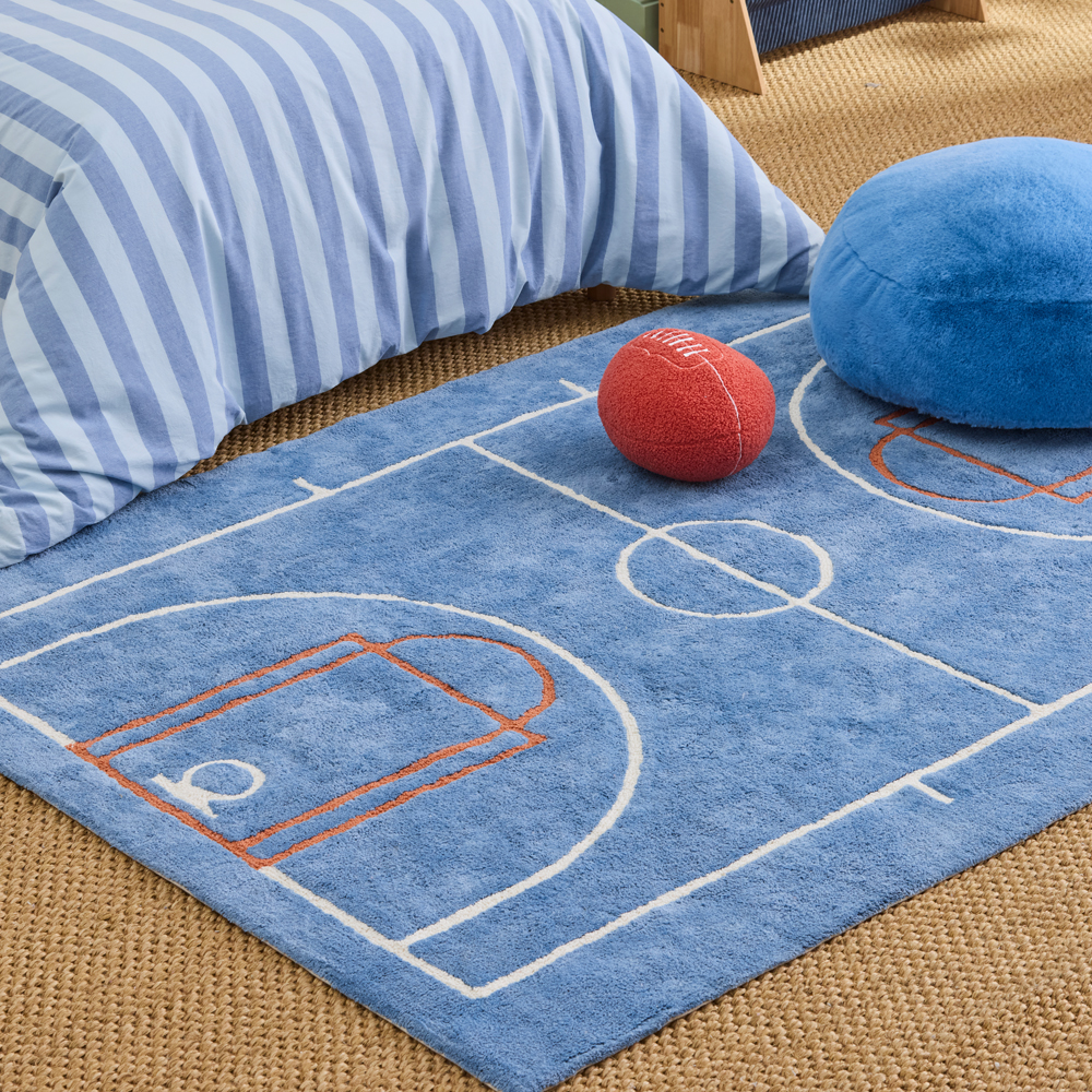 Adairs Kids - Basketball Court Rug | Adairs