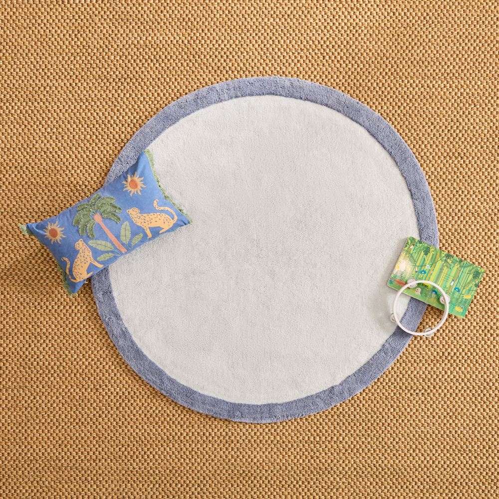 Adairs Kids - Reece Blue & Pale Blue Rug | Adairs