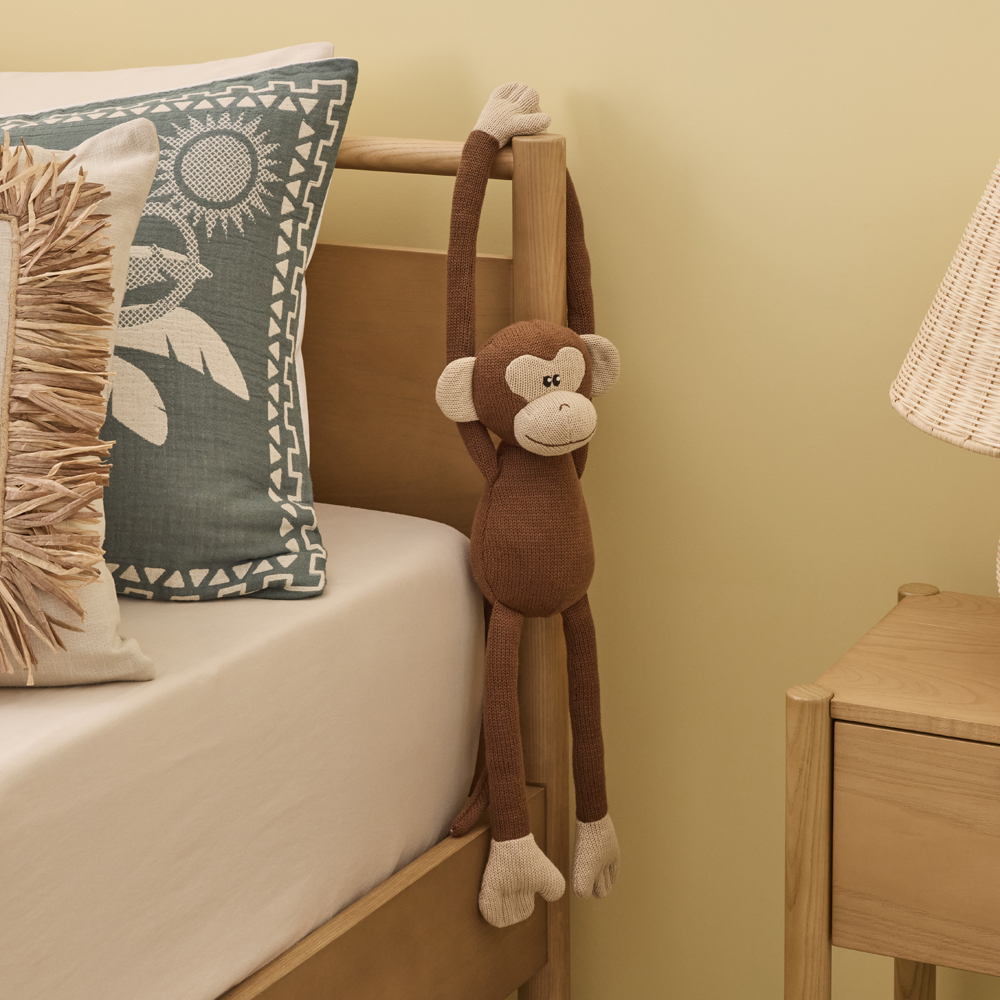 Adairs Kids - Knitted Monkey Keepsake Toy | Adairs