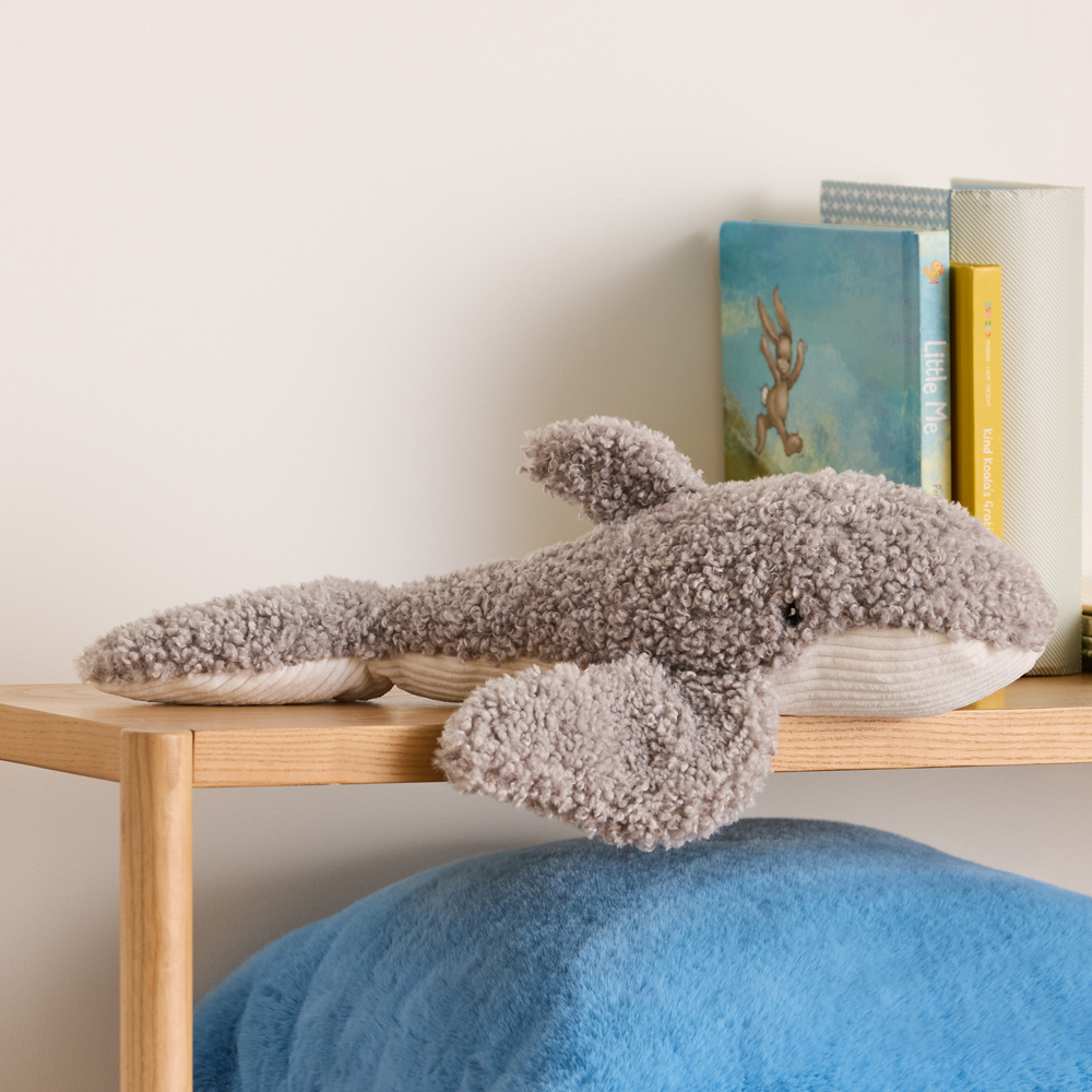 Adairs Baby - Winston Whale Grey Cuddle Toy | Adairs