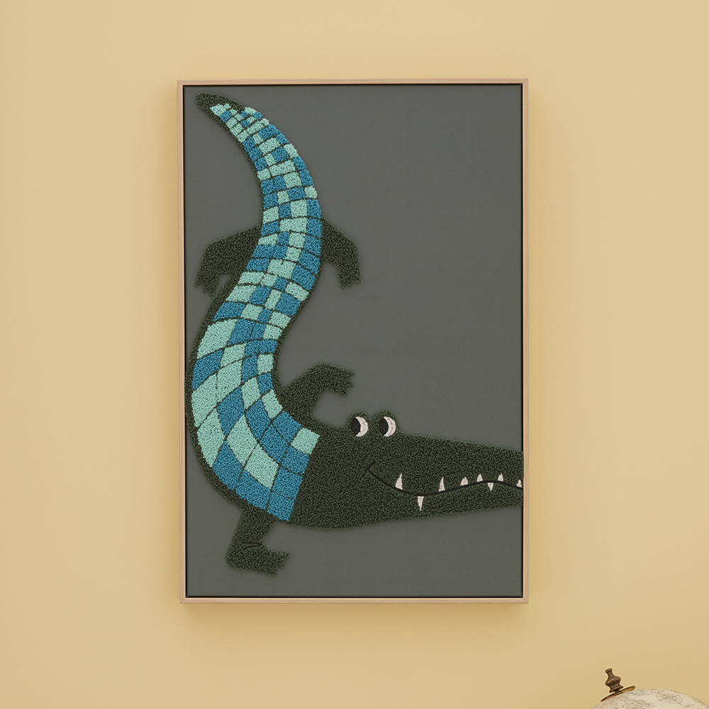 Adairs Kids - Cheeky Croc Wall Art | Adairs