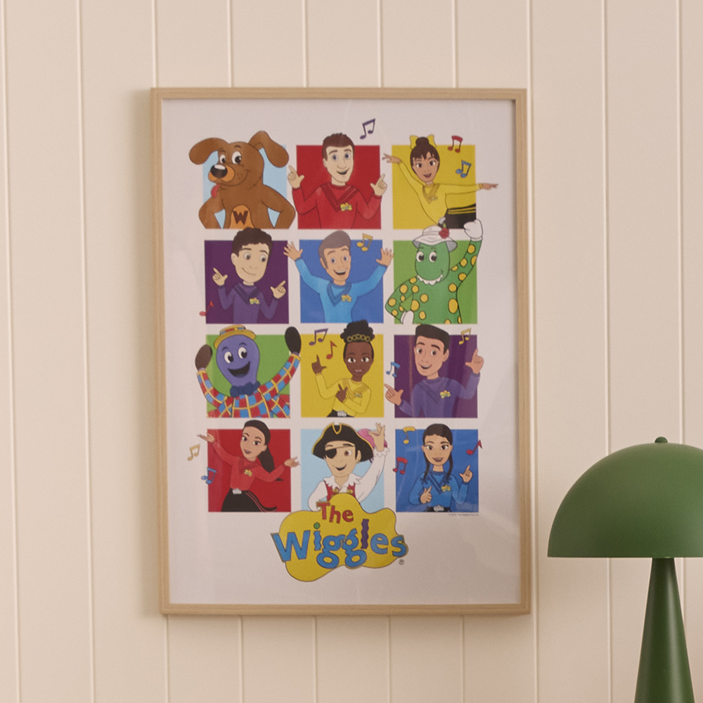 Adairs Kids - The Wiggles Ready Steady Wiggle Wall Art | Adairs