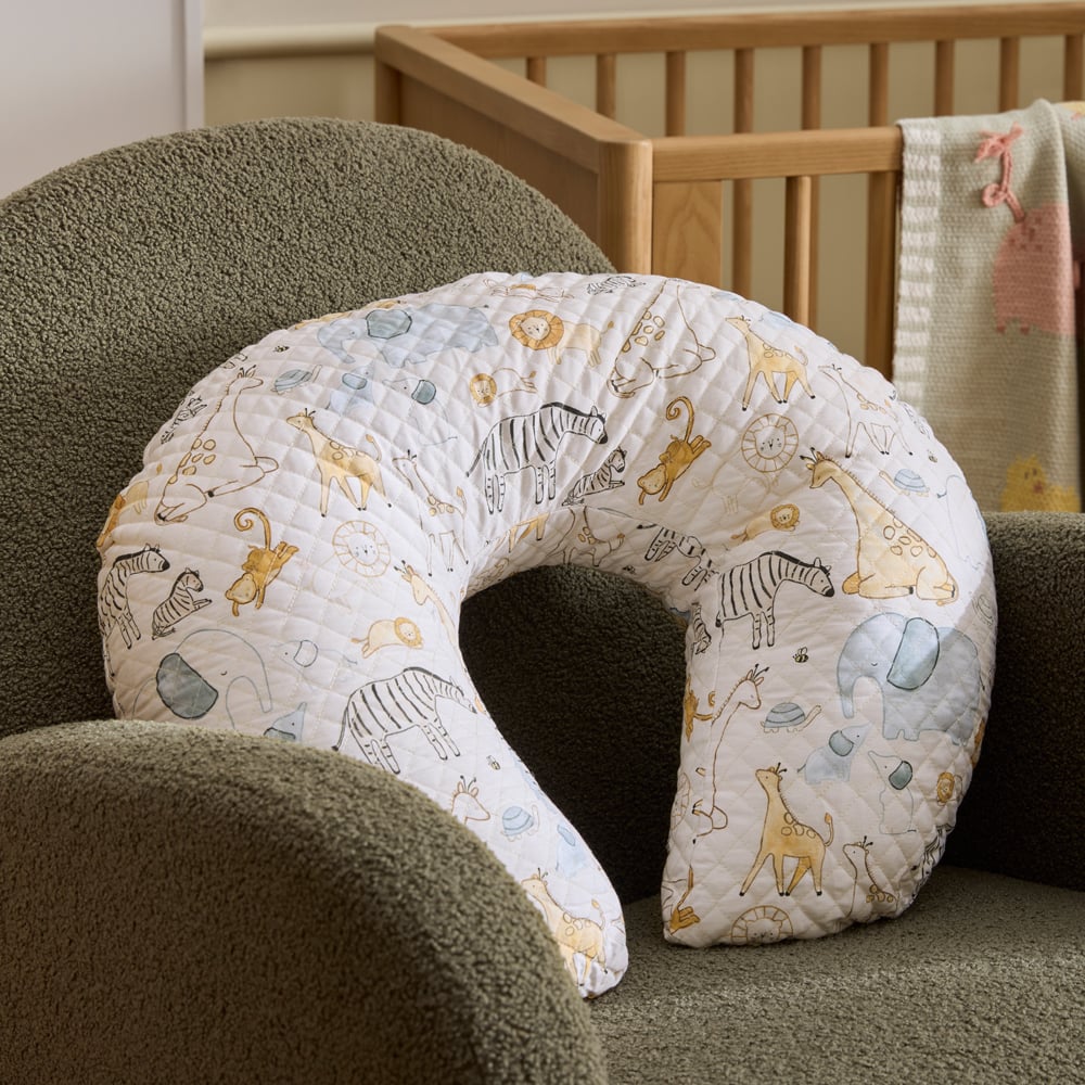 Adairs Kids - Wild Animals Nursing Pillow | Adairs