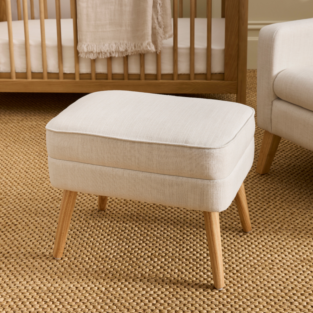Hamilton 2 in 1 Natural Nursery Foot Stool | Adairs