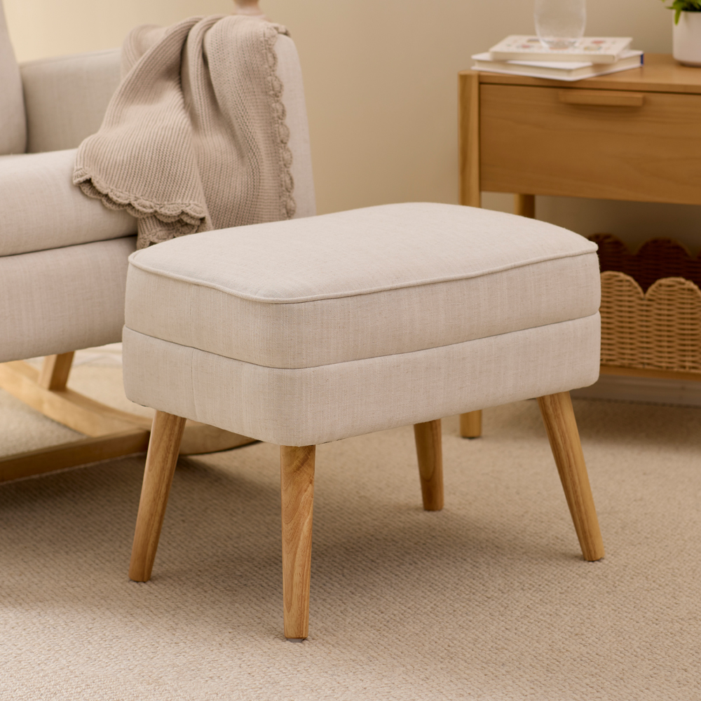 Hamilton 2 in 1 Natural Nursery Foot Stool | Adairs