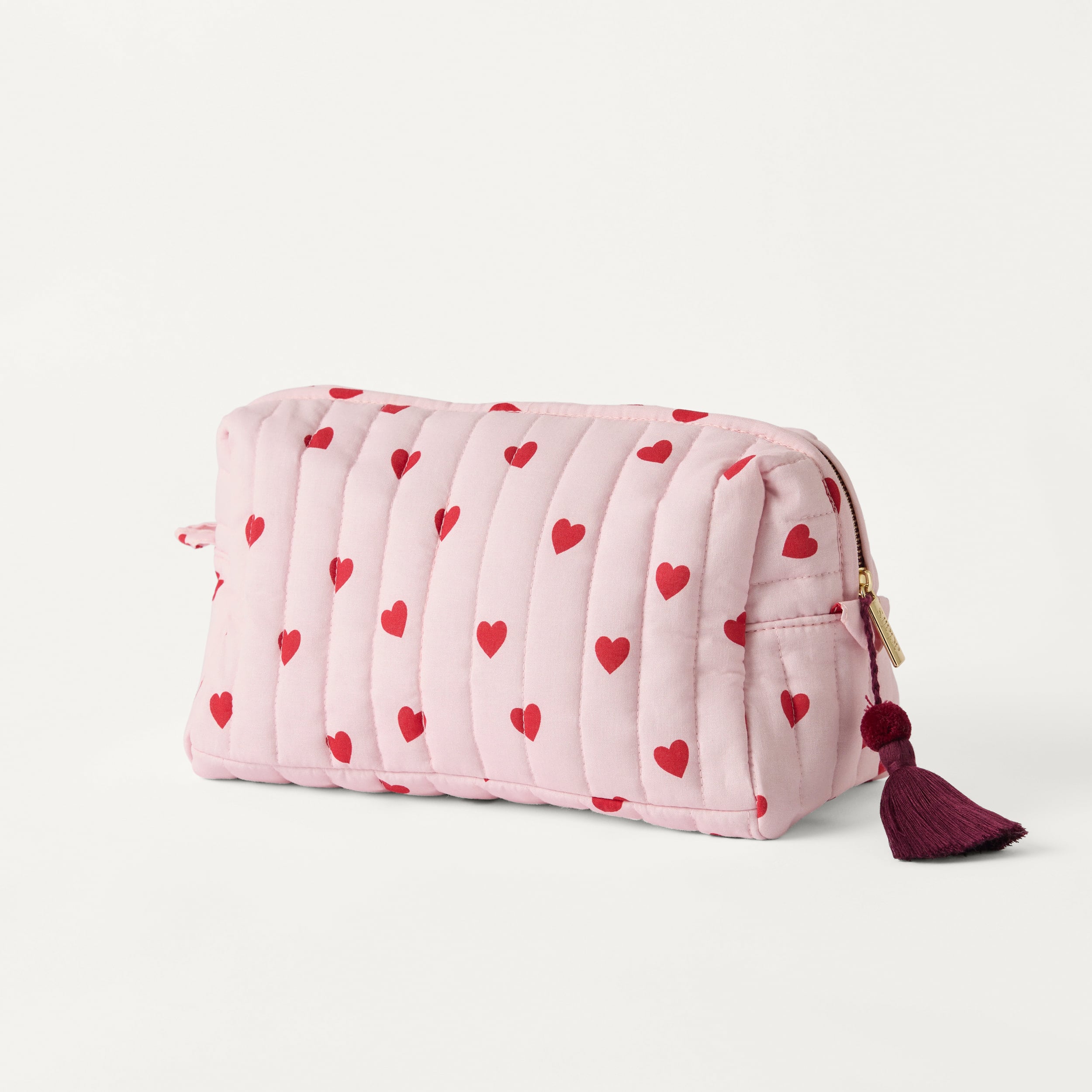 Pink & Red Heart Cosmetic Bag | Adairs