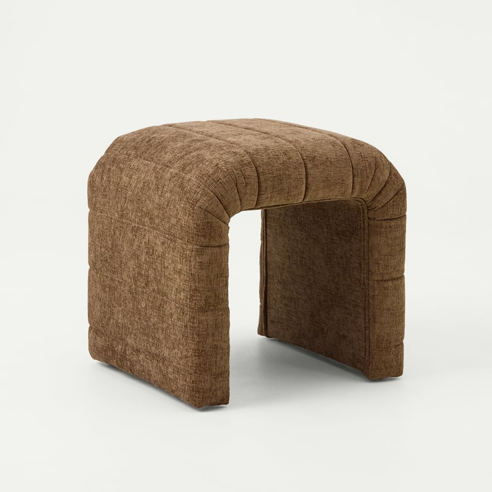 Hugo Cocoa Ottoman | Adairs