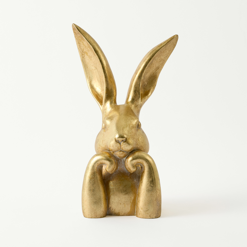 Bunny Gold Large Statue | Adairs
