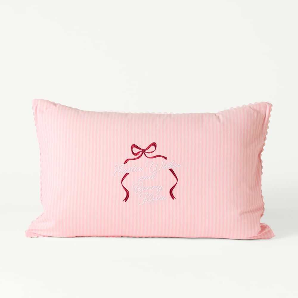 Easter Wishes & Bunny Kisses Text Pillowcase | Adairs