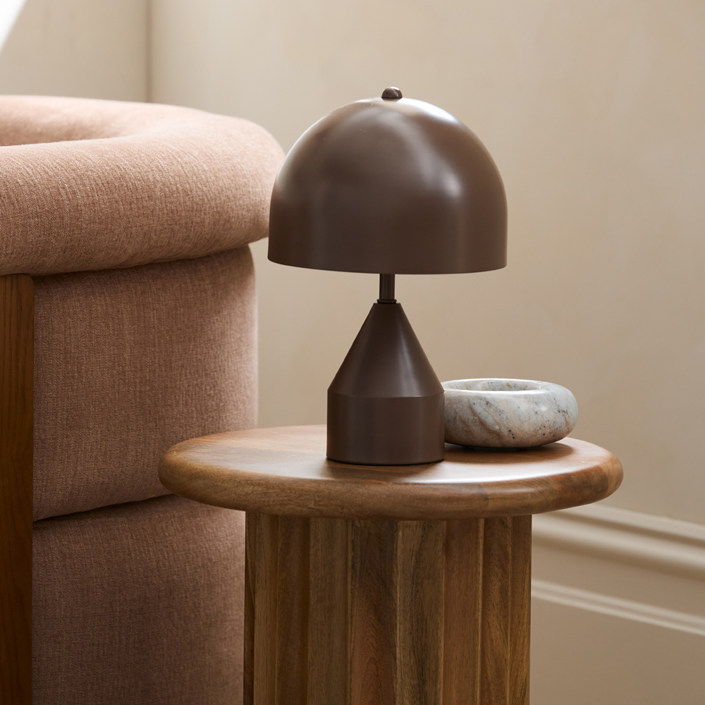 Bobbie Chocolate Table Light | Adairs