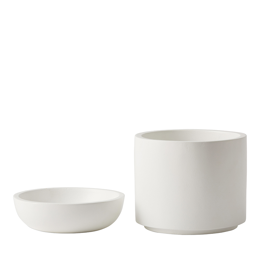 Linley White Large Pot | Adairs