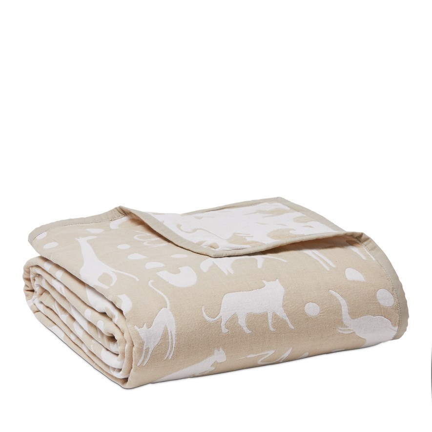 Adairs Kids - Natural Animal Coverlet | Adairs