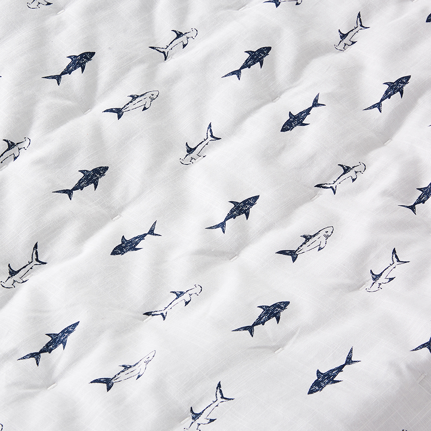 Rebecca Judd Loves Adairs Kids - Shark Quilted Quilt Cover Set Grey ...