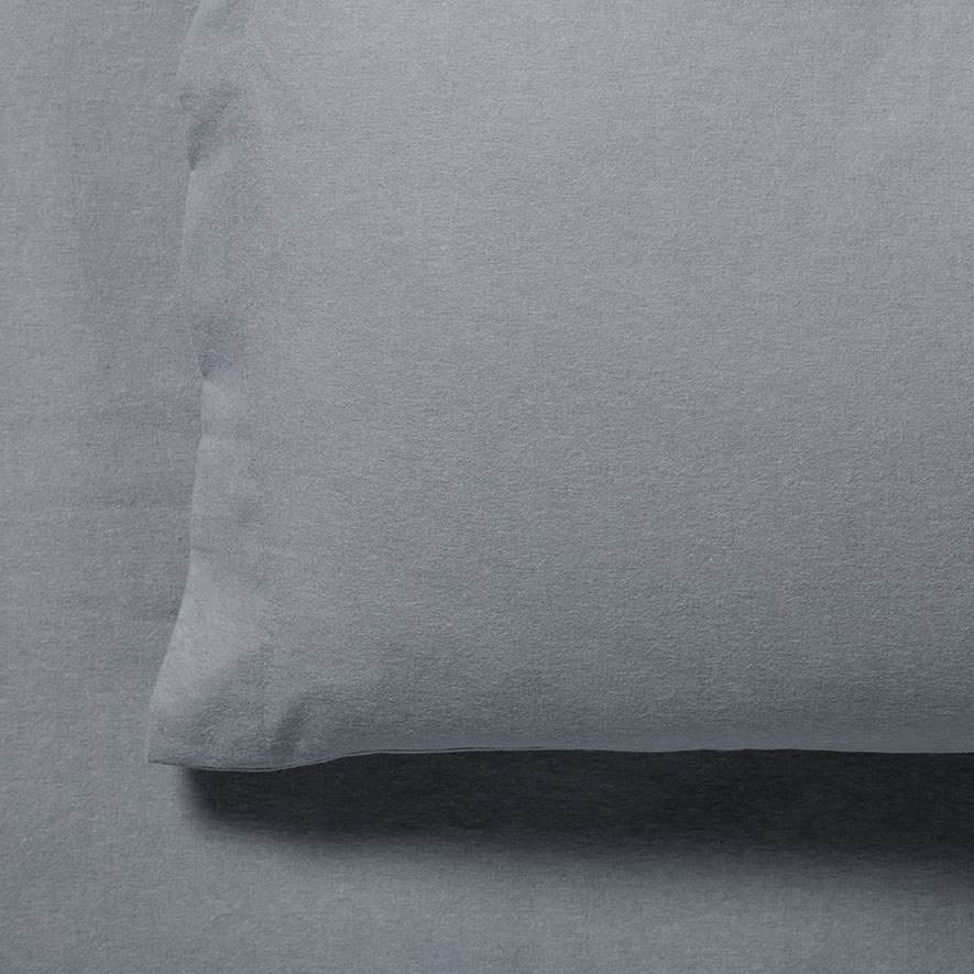Plain Dye Flannelette Sheet Set Grey - Bedroom - Sheets - Adairs Kids ...