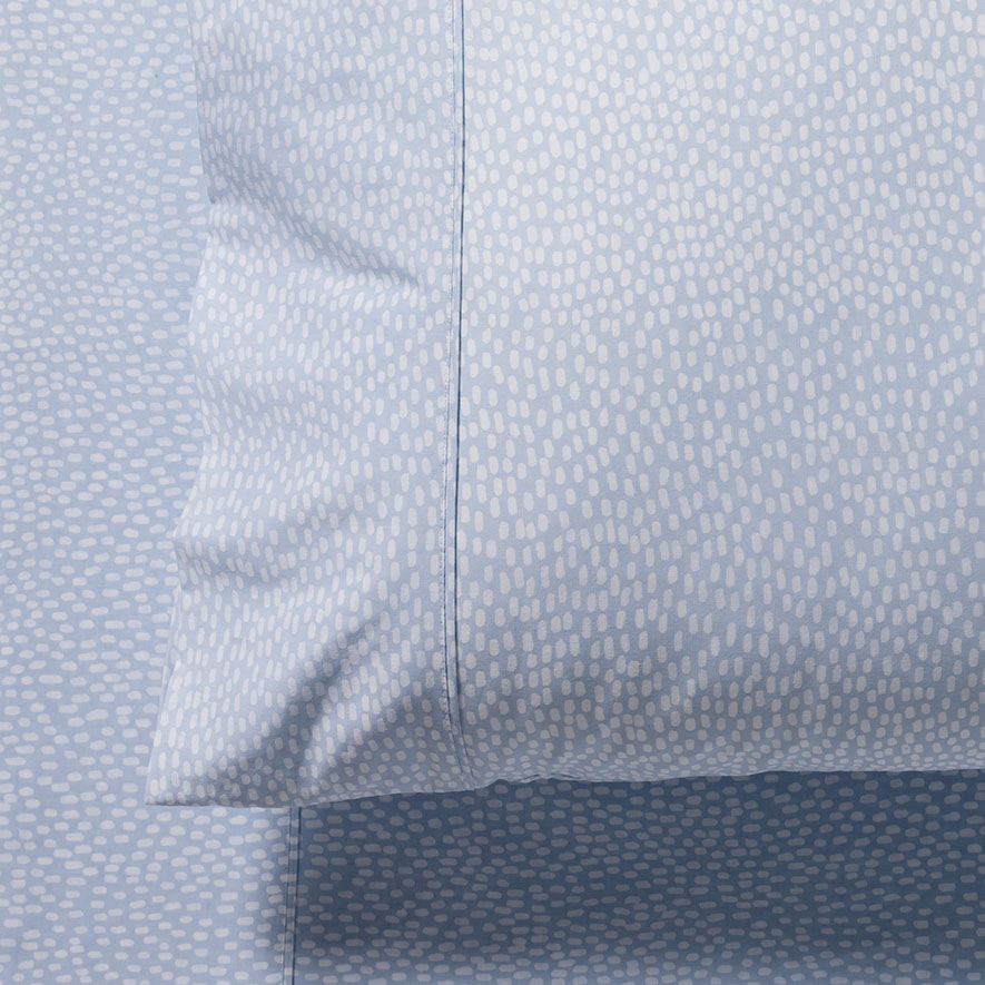 Adairs Kids - Mix It Up Pale Blue Fleck Sheet Separates | Adairs
