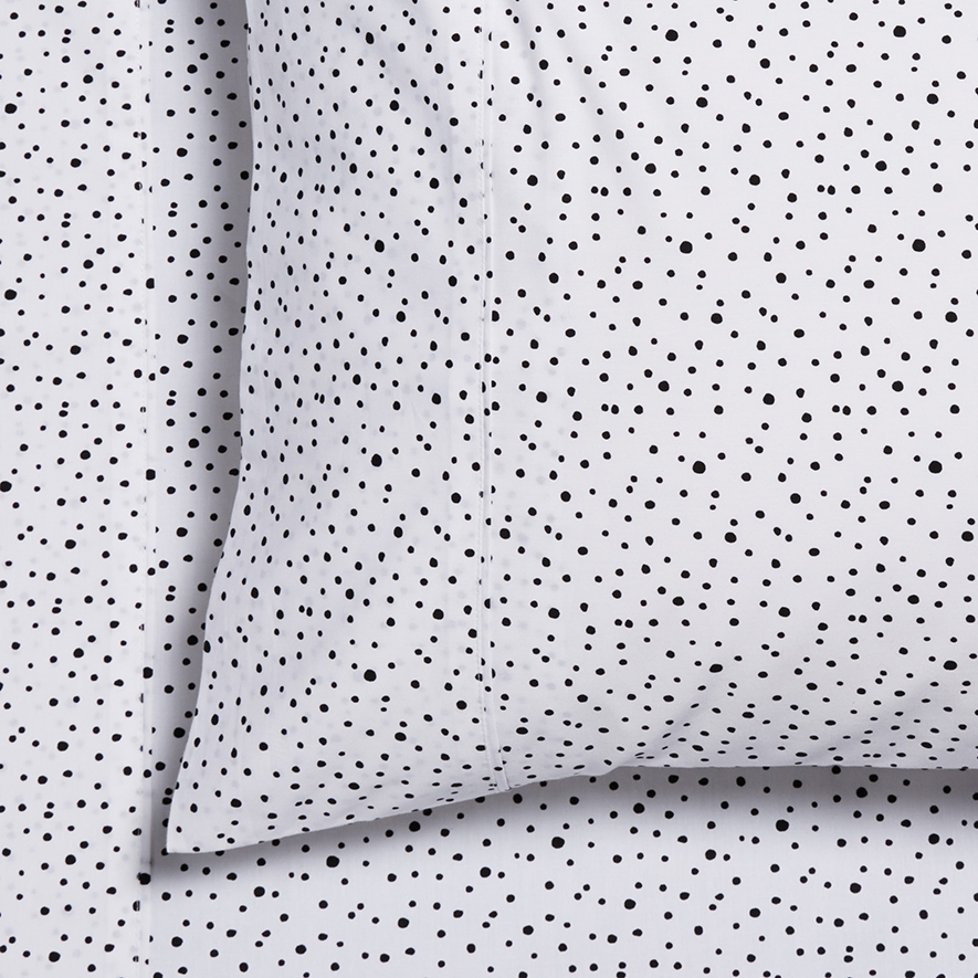 Adairs Kids - Spot Black Sheet Set | Adairs