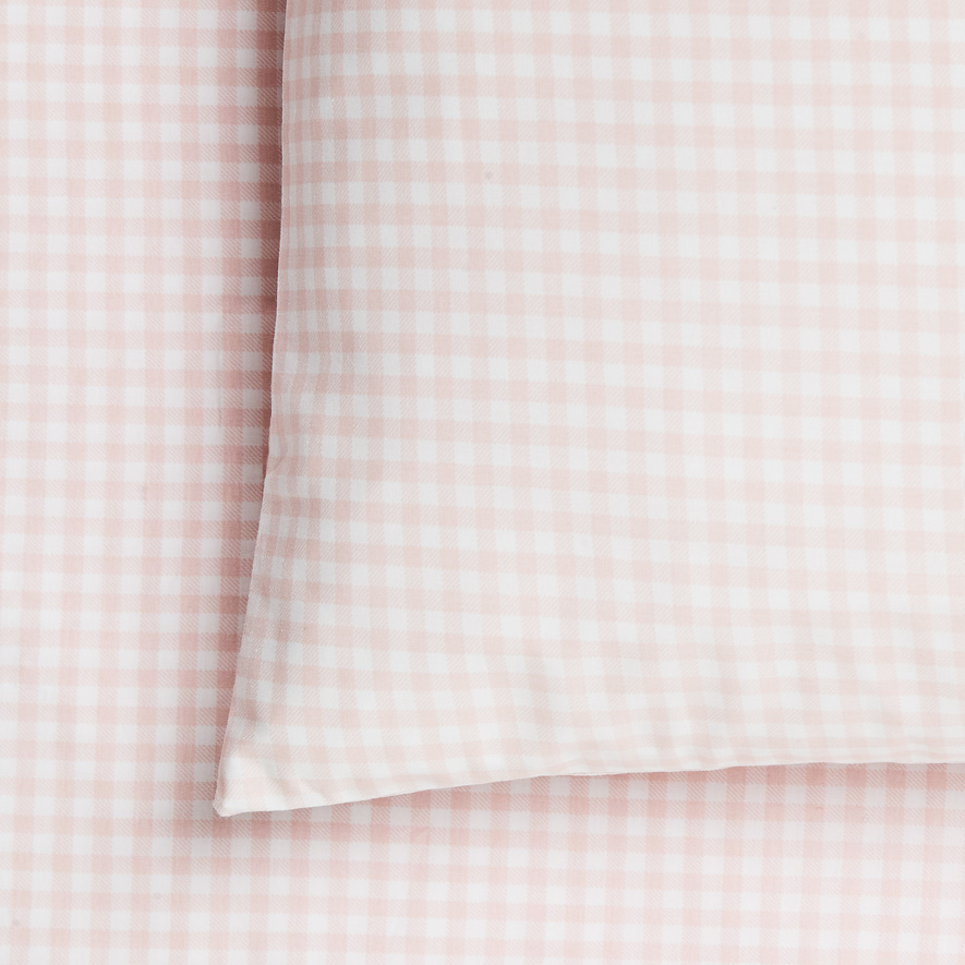 Adairs Kids - Charlie Check Pink Sheet Set | Adairs
