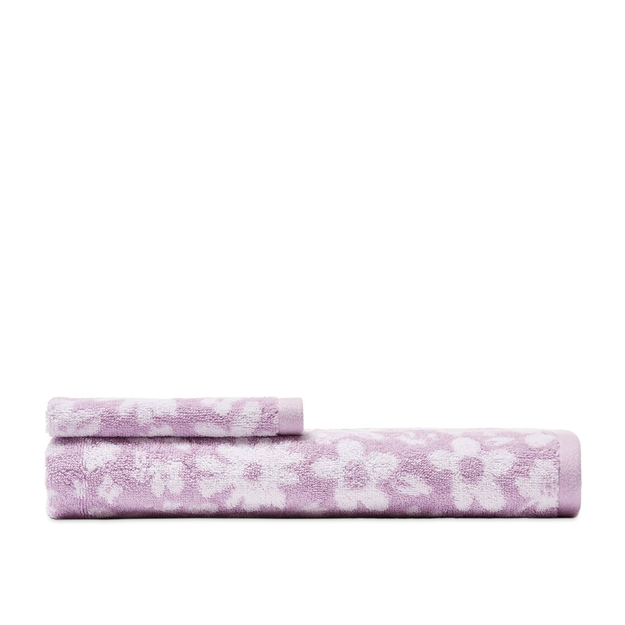 Adairs Kids - Harmony Floral Lilac Bath Towel | Adairs