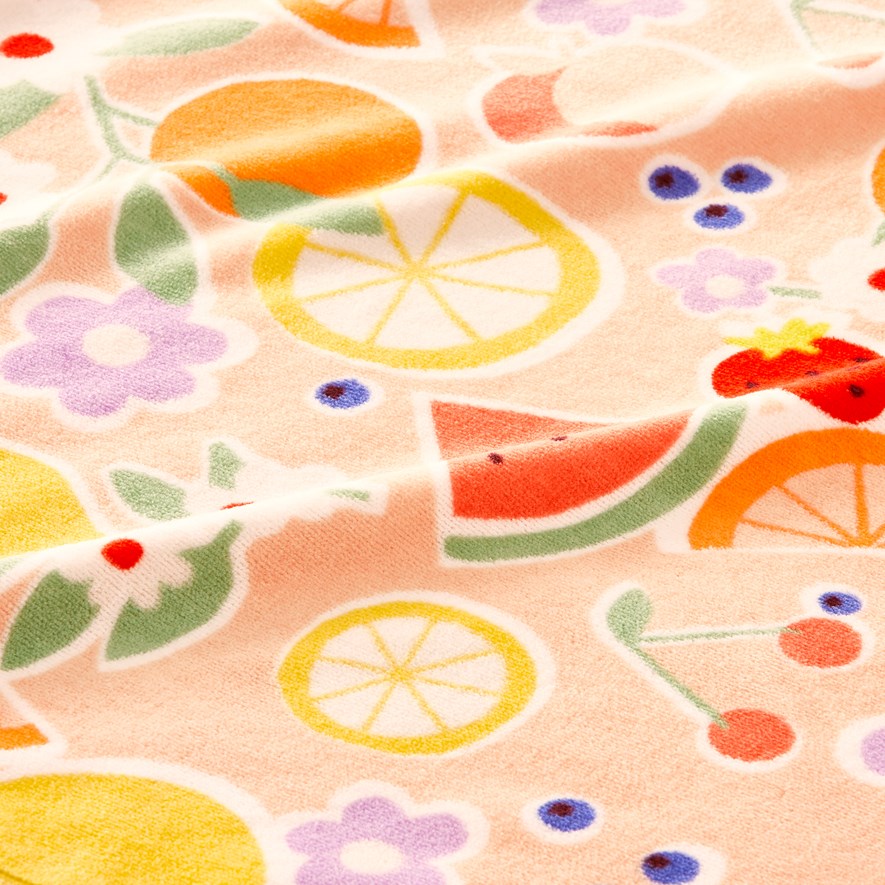 Adairs Kids - Fun Fruits Printed Beach Towel | Adairs