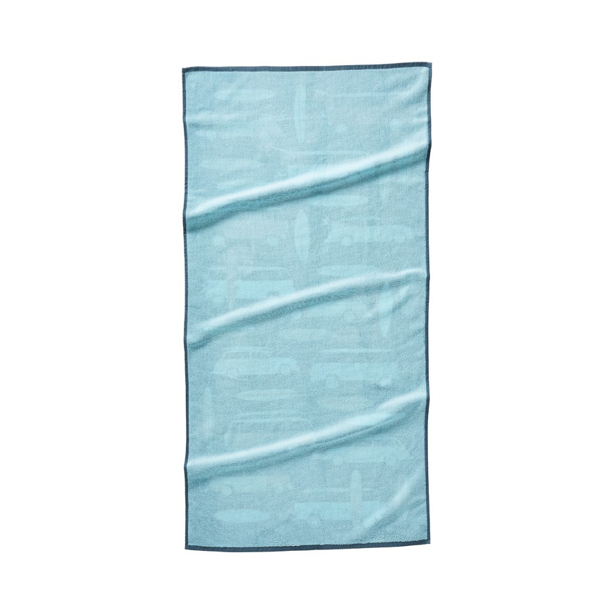 Adairs Kids - Surf Boards Printed Beach Towel | Adairs