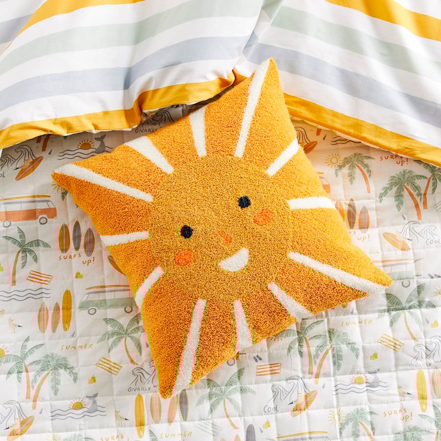 Adairs Kids - Suns Up Classic Cushion | Adairs