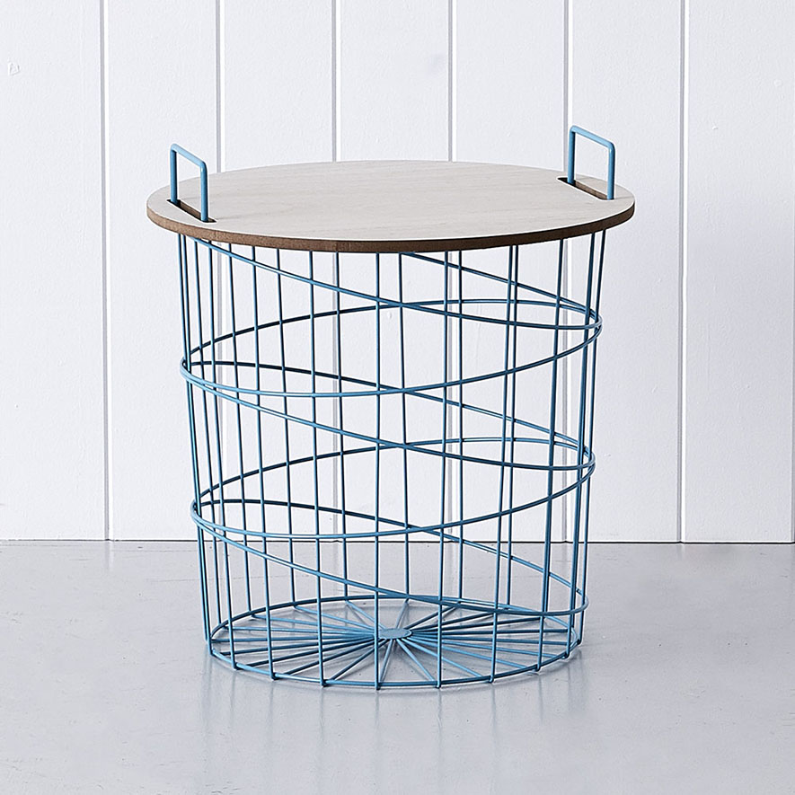 Adairs Kids - Lulu Wire Side Table Mint | Adairs