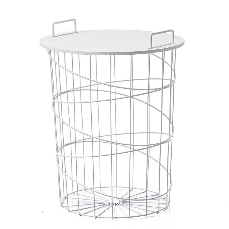 Adairs Kids - Lulu Wire Side Table White | Adairs