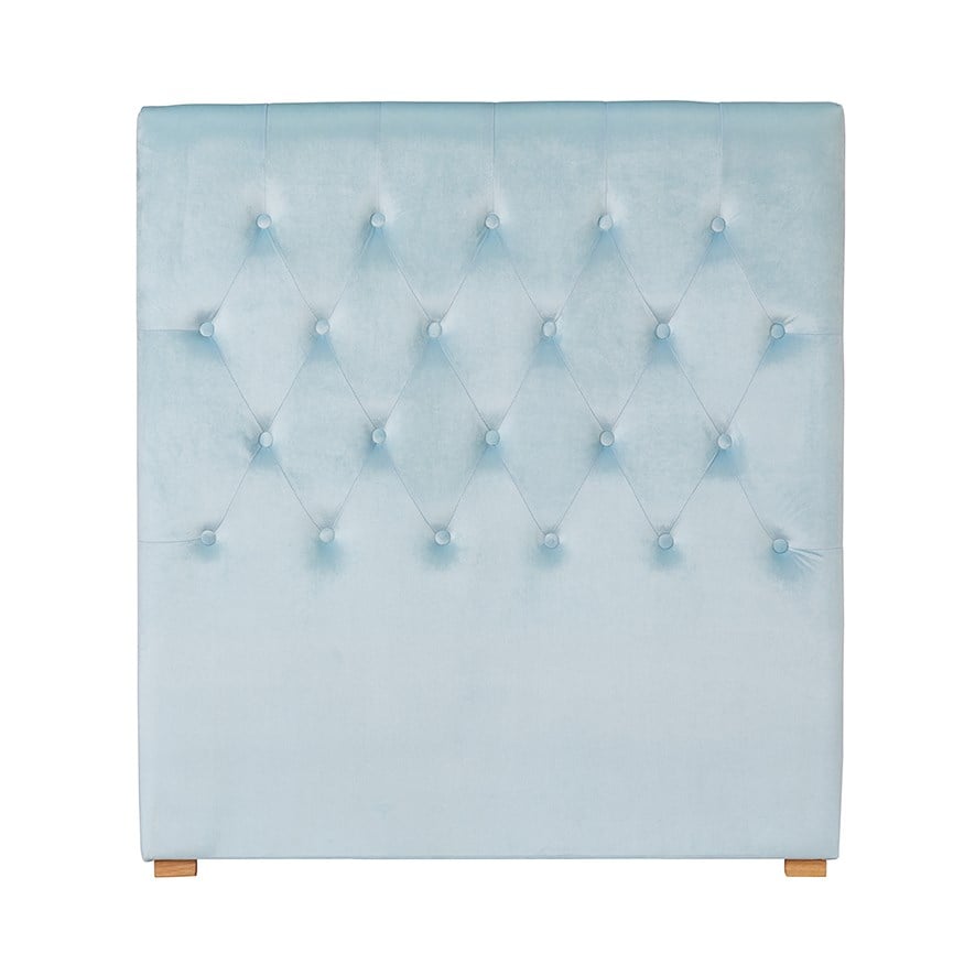 Adairs Kids - Valentina Velvet Ice Blue Bedhead | Adairs