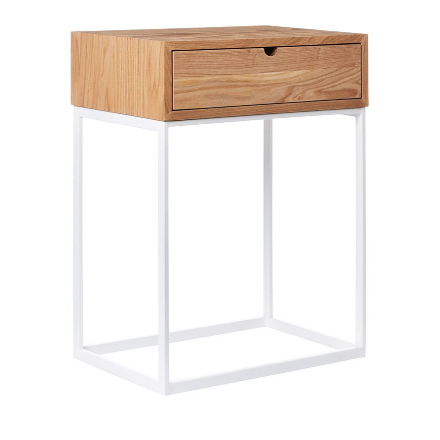 Adairs Kids - Kelso Side Table Natural & White | Adairs