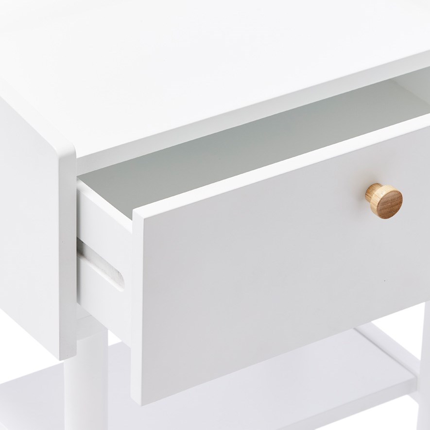 Adairs Kids - Chester White 1 Drawer Side Table | Adairs