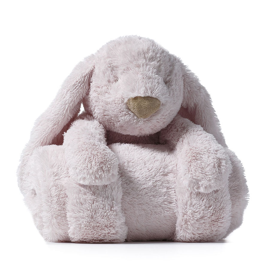 Adairs Baby - Snuggle Buddies Toy with Blanket Pink Bunny | Adairs