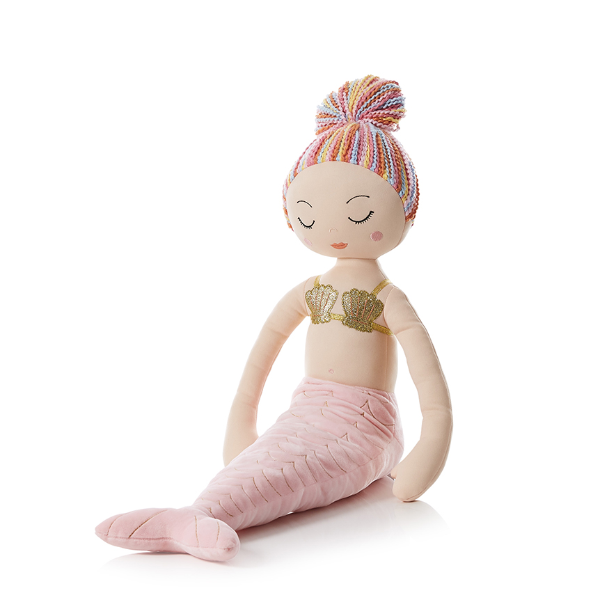 Adairs Kids - Snuggle Friends Pink Sparkle Mermaid | Adairs