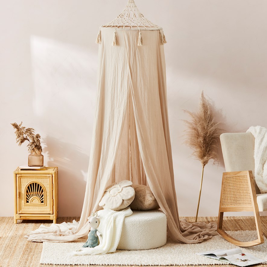 Novelty Macrame Canopy | Furniture | Adairs Kids