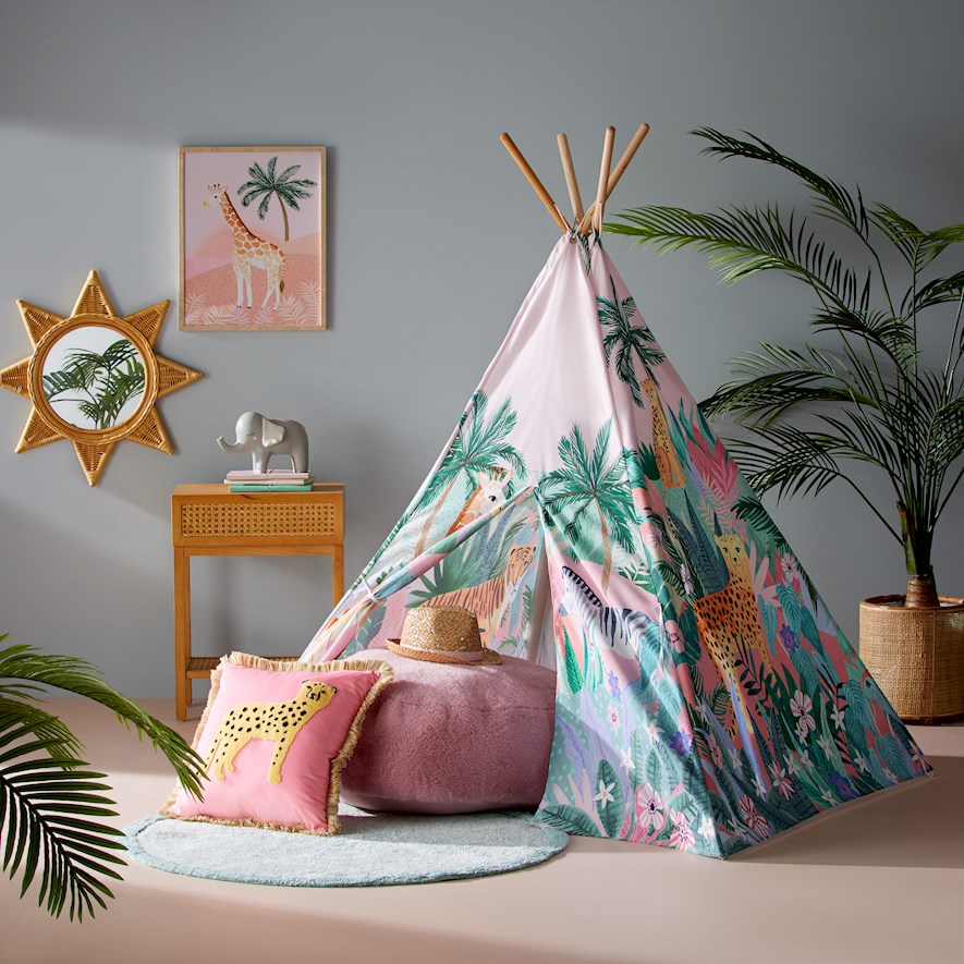 Adairs Kids - Jessie Jungle Teepee | Adairs
