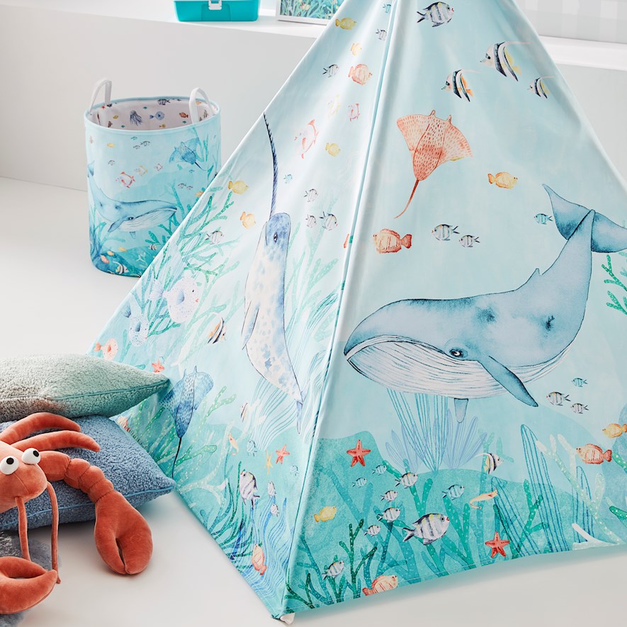 Adairs Kids - Sea Life Teepee | Adairs