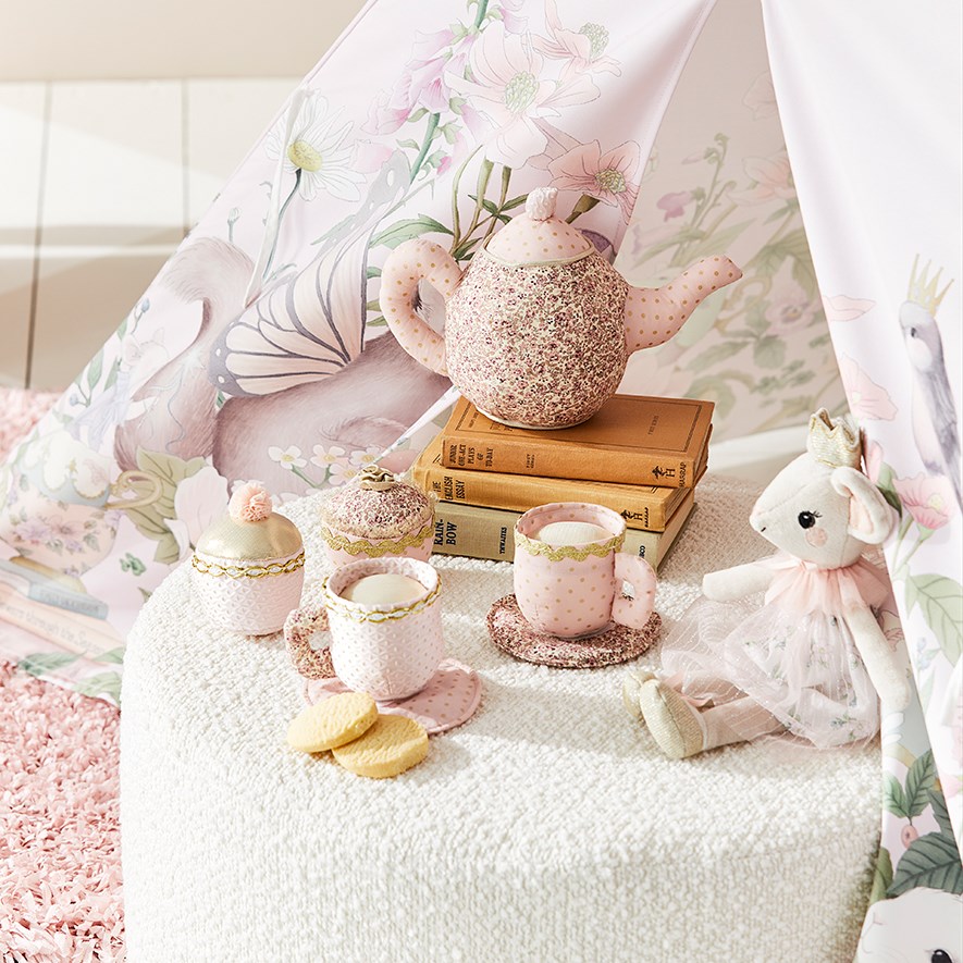 Poppy's Tea Party Tea & Cup Set | Adairs