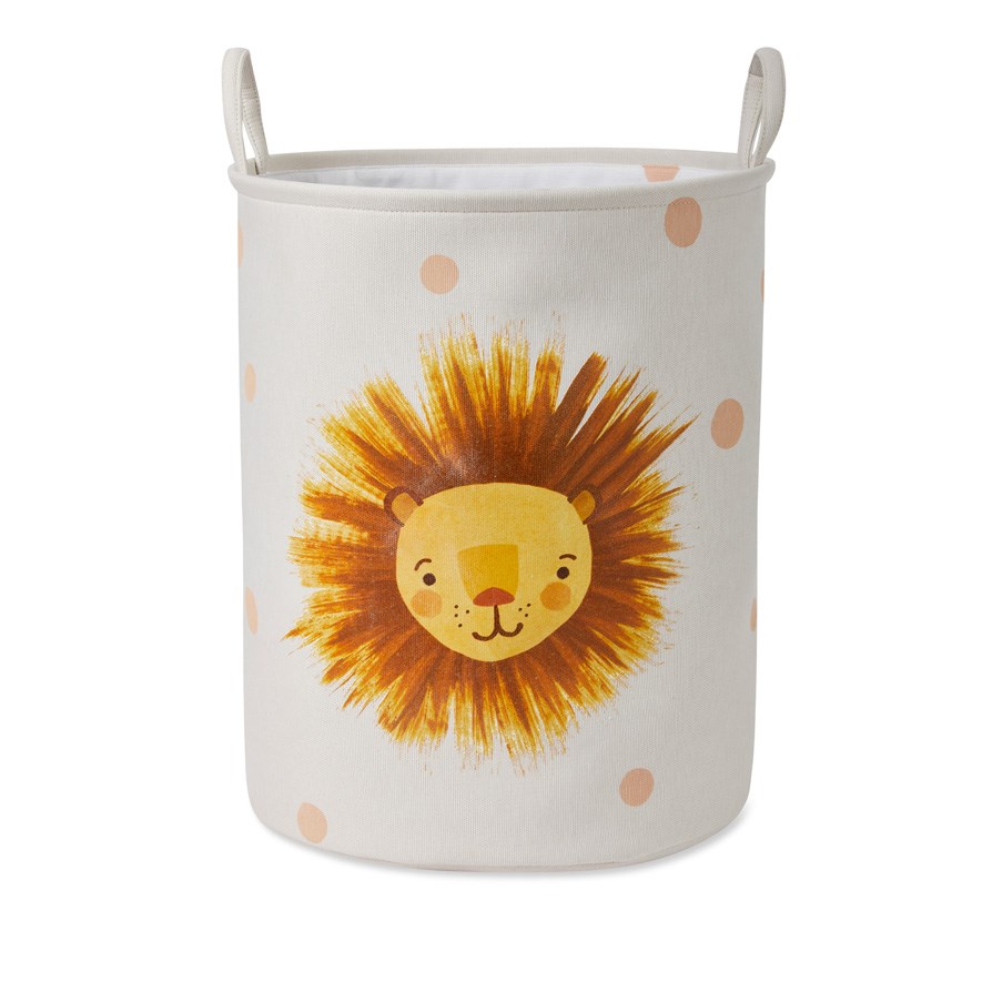 Mark Tuckey Kids Lion Printed Basket | Adairs