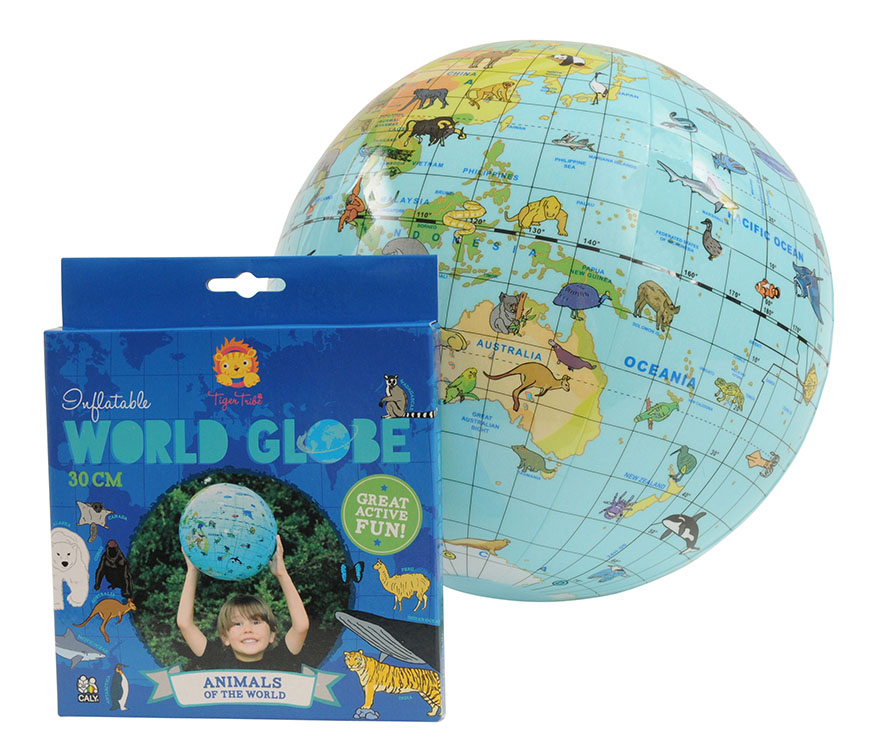 Tiger Tribe - Inflatable World Globe | Adairs