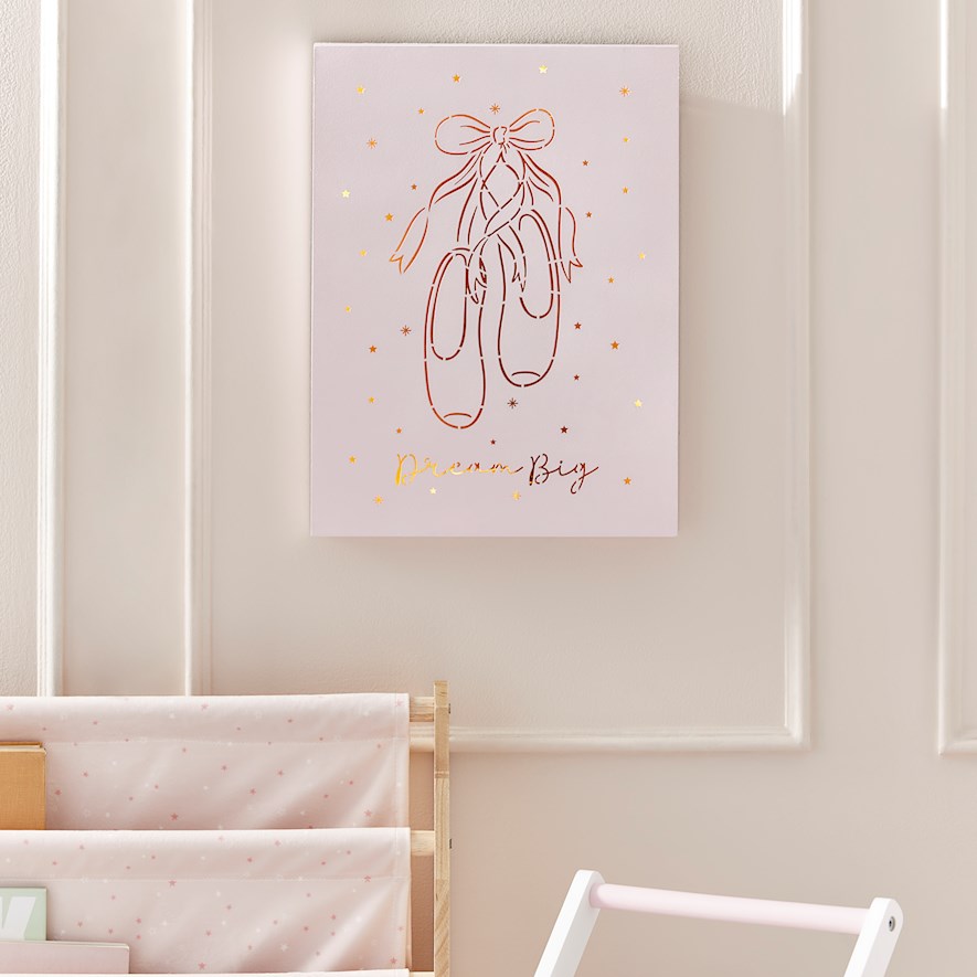 Adairs Kids - Dream Big Pink Light Box | Adairs