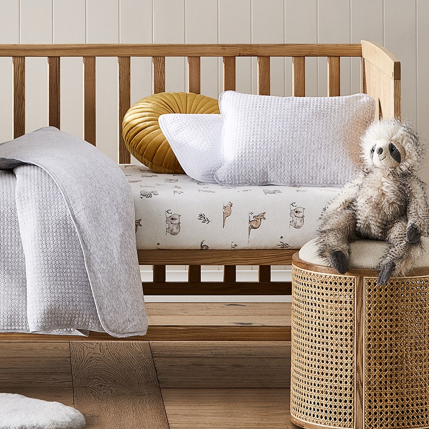 Adairs Baby - Bush Babies Pack of 2 Jersey Fitted Sheets | Nursery | Adairs