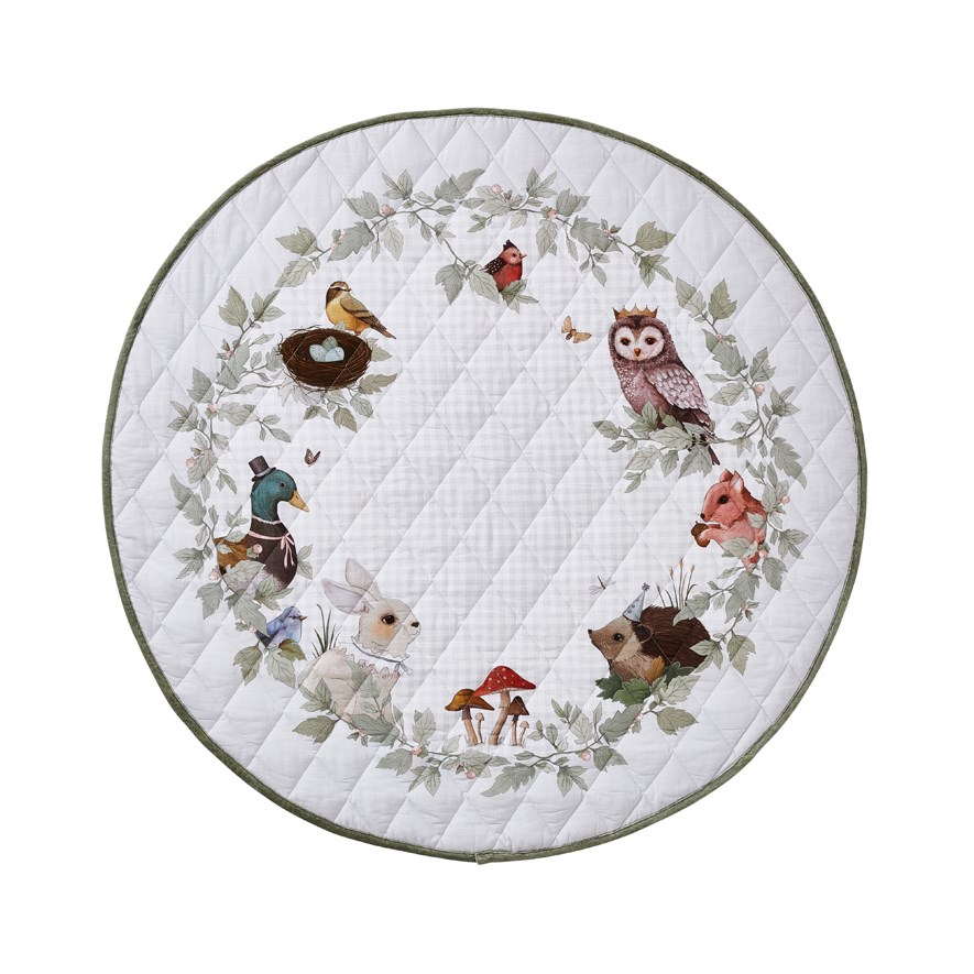 Adairs Baby - Fleur Harris Ivy Green Storytime Quilted Play Mat | Adairs