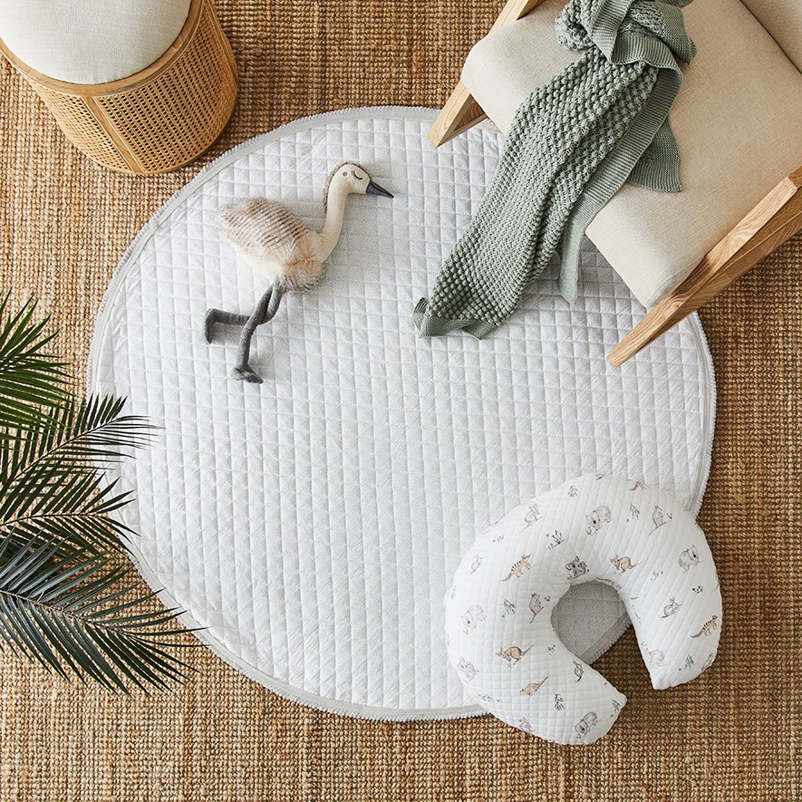 Adairs Kids - Bush Babies Quilted Jersey Play Mat | Adairs